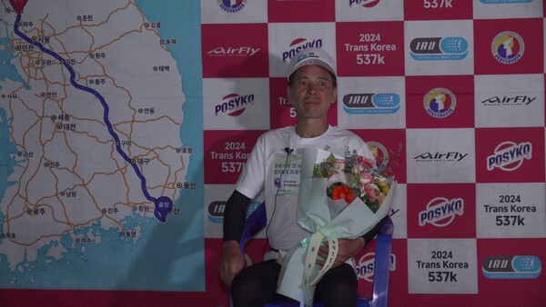 모비커 전갑열 선수, 537km 울트라마라톤대회 2위로 완주